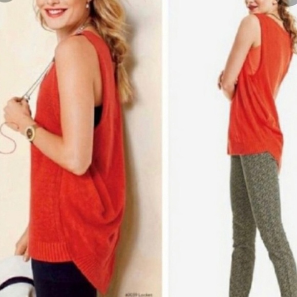 CAbi | Sweaters | Cabi Siren Angular Sweater Vest Style 52 Medium ...